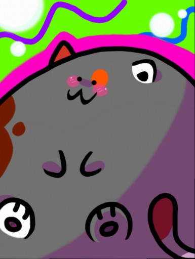 Colors Live - A thicc cat by CandytheMew