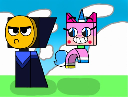 Colors Live - Unikitty and Master Frown by Katelyn2119