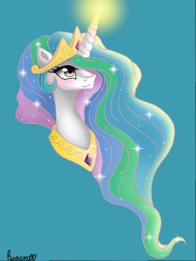 Colors Live - Princess Celestia by rosanthi
