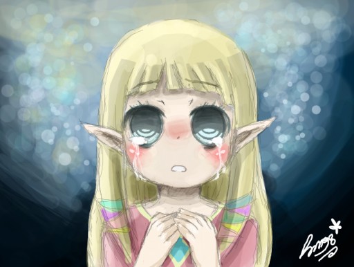Colors Live - Sad Zelda by Lilyoski