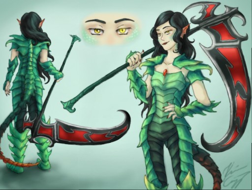 Colors Live - Siren Human Form Ref by FadingGlory