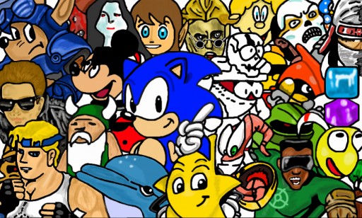 Colors Live - sega game characters by ploiper