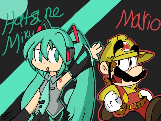 Colors Live - Hatsune Miku & Mario by DGsGallery