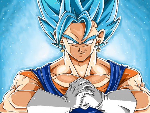 Colors Live - -SSGSS Vegito- by Goofy-Joy