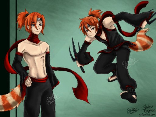Colors Live - Orange Ninja by FlashyDeath