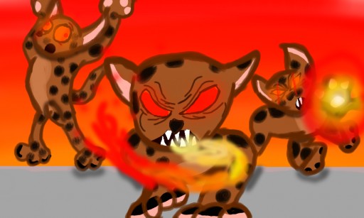 Colors Live - Flame Hyenard by Cleric