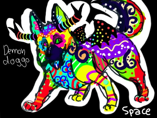 Colors Live - Demon doggo by OS_TheChaos