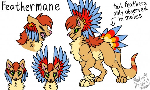 Colors Live - Feathermane Ref by BloodDragon