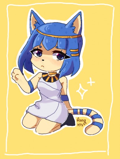 Colors Live - Ankha from Animal Crossing by Anny-Mts