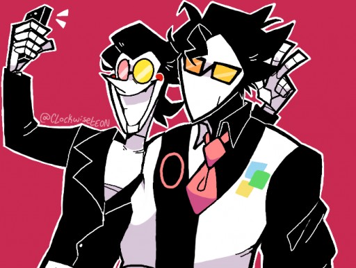 Colors Live - Spamton n Swatch by ClockwiseLeon