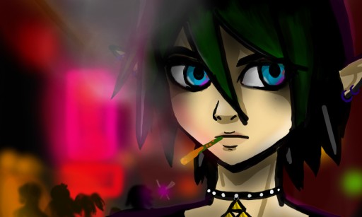 Colors Live - Goth Link. by GainaxMan