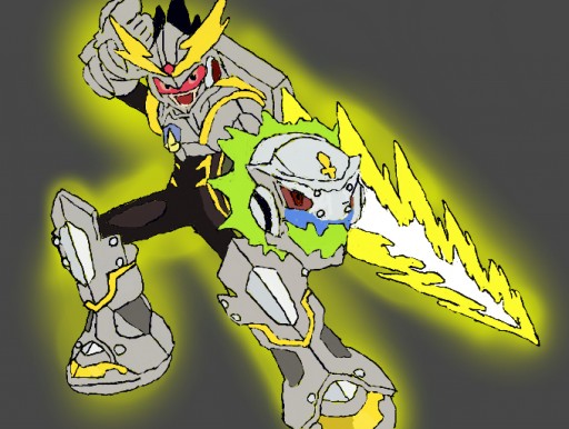Colors Live - Megaman Thunder Zerker[aura] by Rockman5216