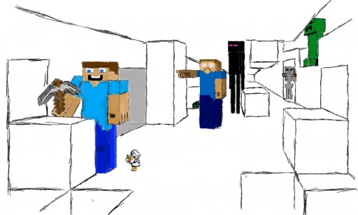 Colors Live - minecraft mobs by lozninja