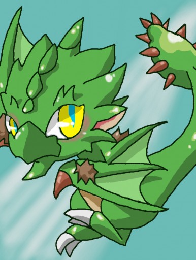 Colors Live - MH Rathian chibi by Altarion