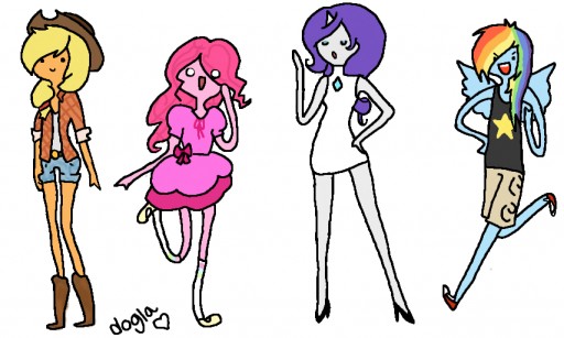 Colors Live - Mlp adventure time by Dogla.