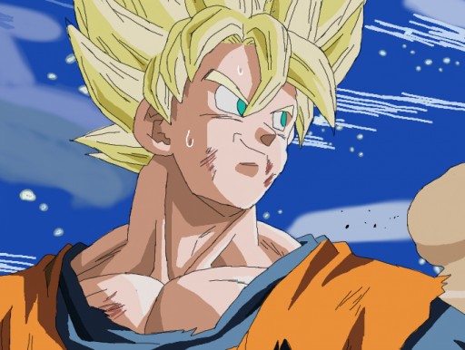 Colors Live - dragon ball z dbz goku sacrifice by gokudu95