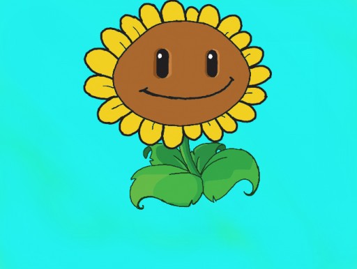 Colors Live - PvZ Sunflower by OrigamiYoda