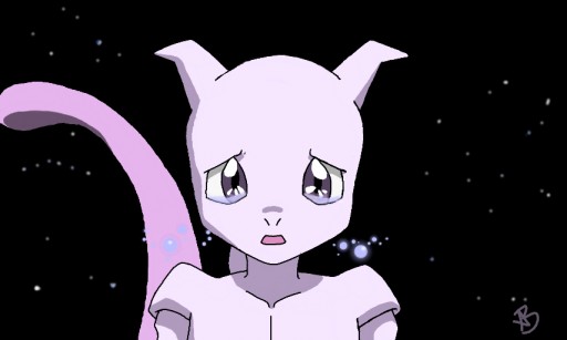 Colors Live - Young Mewtwo crying by Aoi311