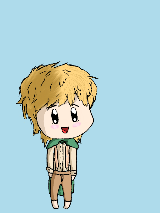 Colors Live - Chibi Sam Gamgee by CloakedInGravity