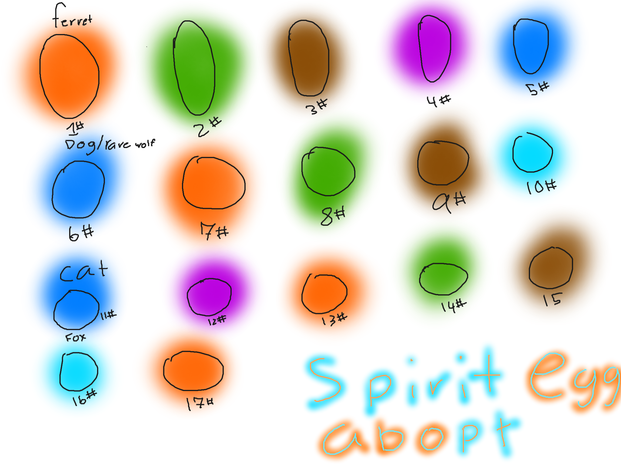 Colors Live - Spirit egg adopt! by -RainbowDoodles-