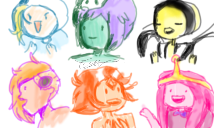 Colors Live - Adventure time doodles by Kittybags