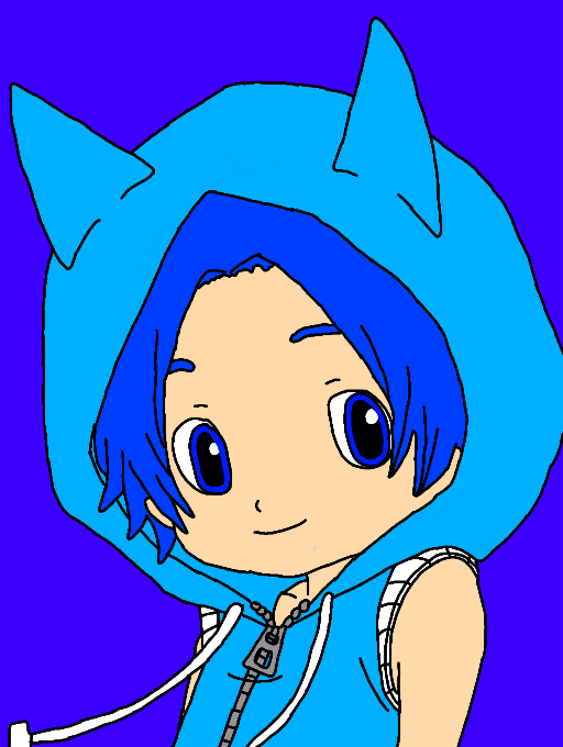 Colors Live - Blue Wolf Boy by Bonsai_Potted_Boy