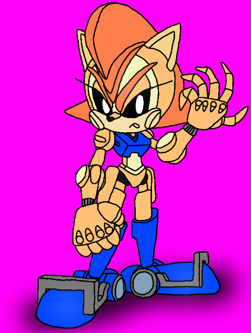 Colors Live - Robotic Mecha Sally Acorn by Bonsai_Potted_Boy