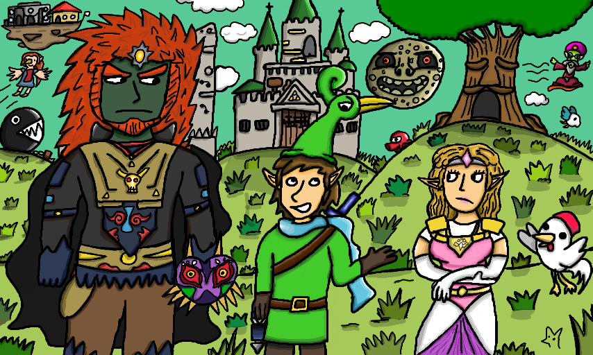 Colors Live - Legend of Zelda by Zazca