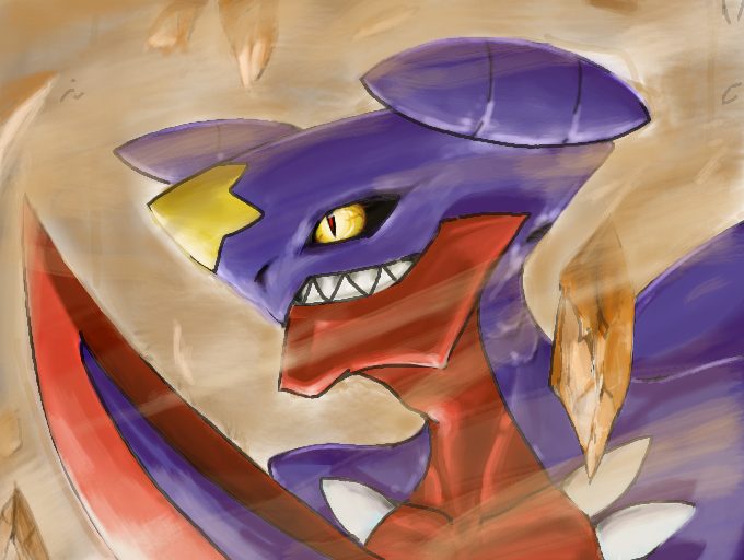 Colors Live - Mega Garchomp by yamone