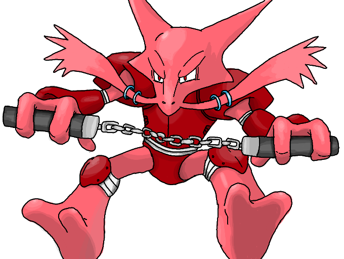 Shiny Alakazam Fire Red