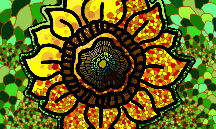 Colors Live - 2D Flower by sandriver