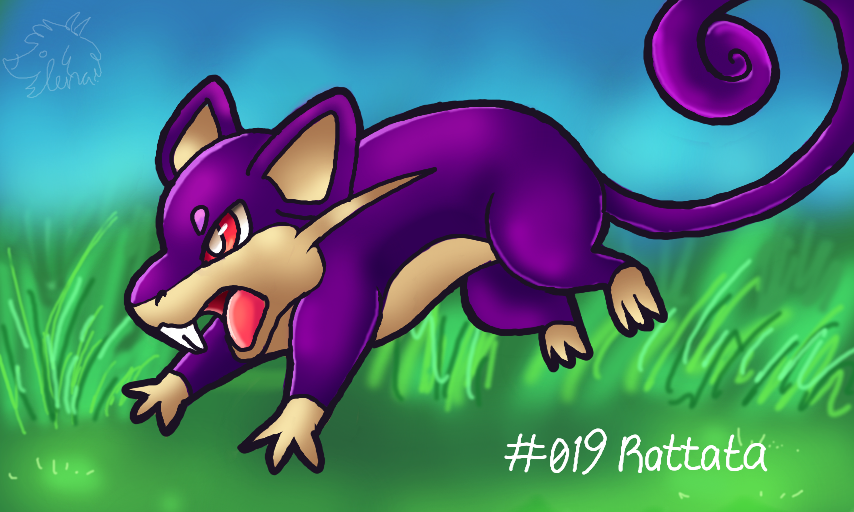 Colors Live - #019 Rattata by Dragonologist
