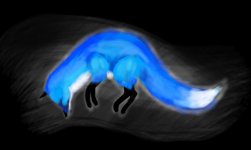 Colors Live - Blue Fox by ArtbyBrandt