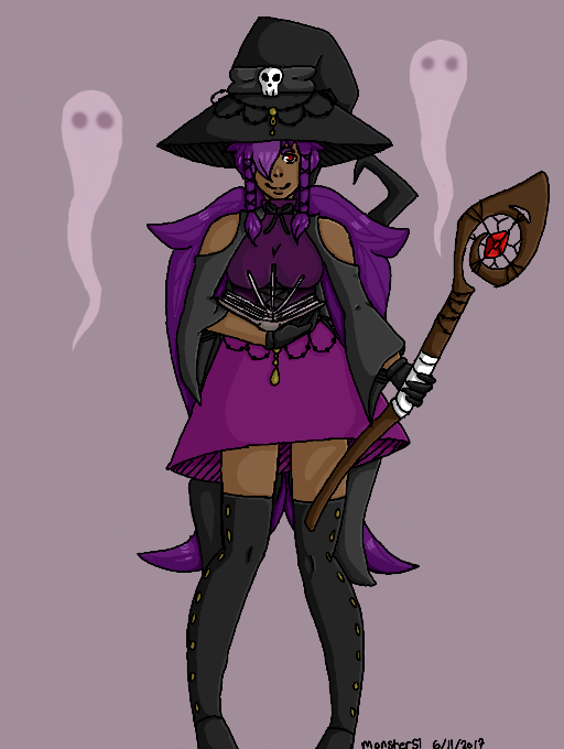 Colors Live - Witch OC concept design by Monster61