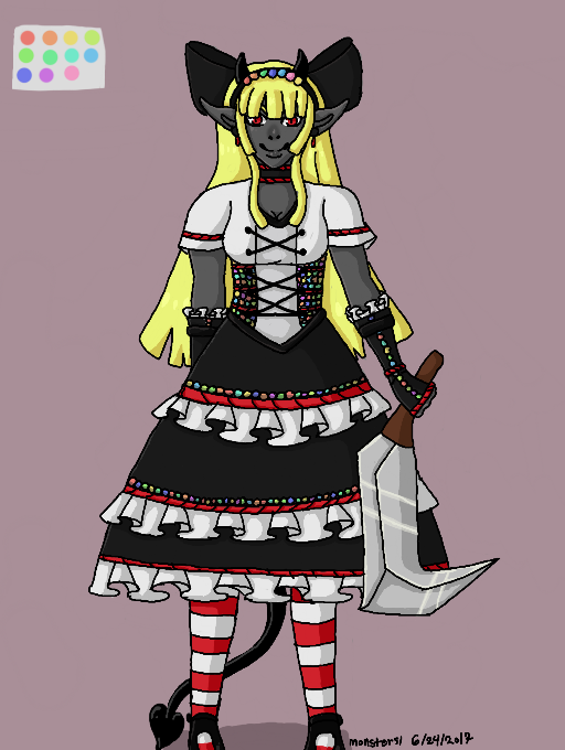 Colors Live - Demon Oc by Monster61