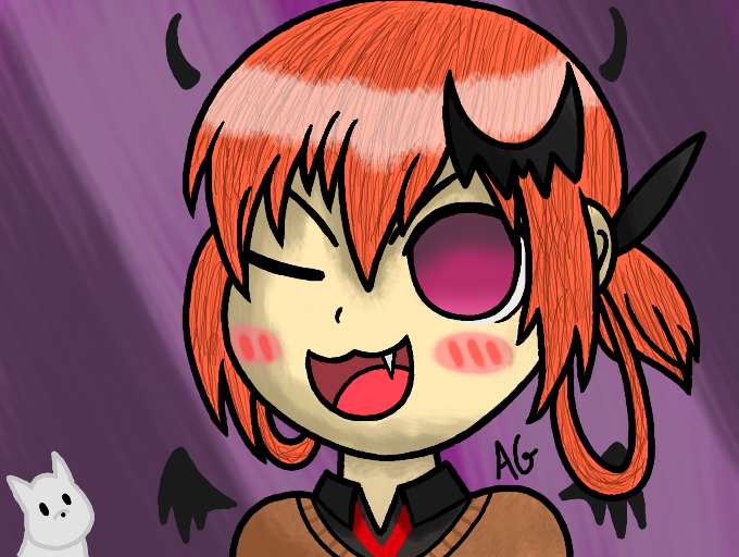 Colors Live - Satania by Dead_Knight