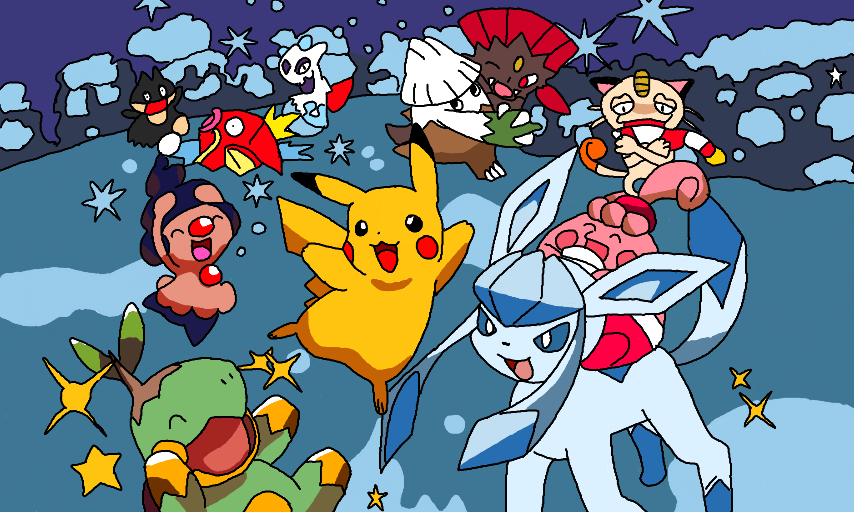 Colors Live - pikachu and friends by emerald2012