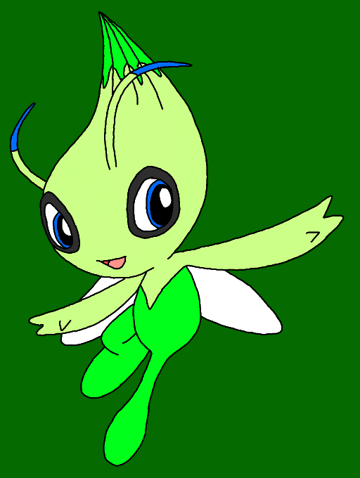 Colors Live - Celebi by Bonsai_Potted_Boy