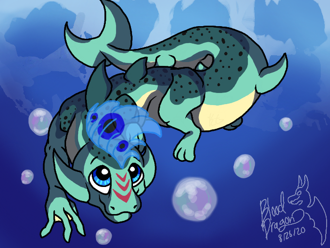 Colors Live - Aquatic friend by BloodDragon