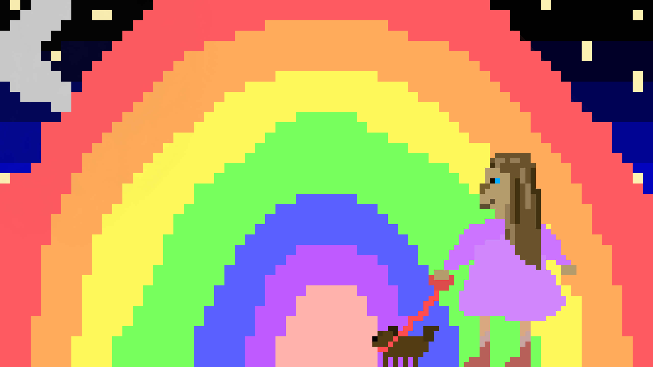 Colors Live - night time rainbow by grace240312