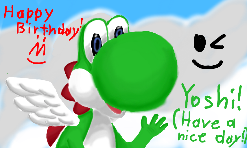 Colors Live - Yoshi flying in the clouds ,) by The Awesome Arceus