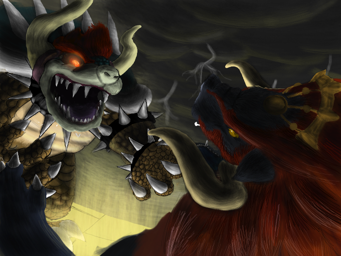 Giga Bowser Vs Godzilla Giga Bowser Vs Godzilla