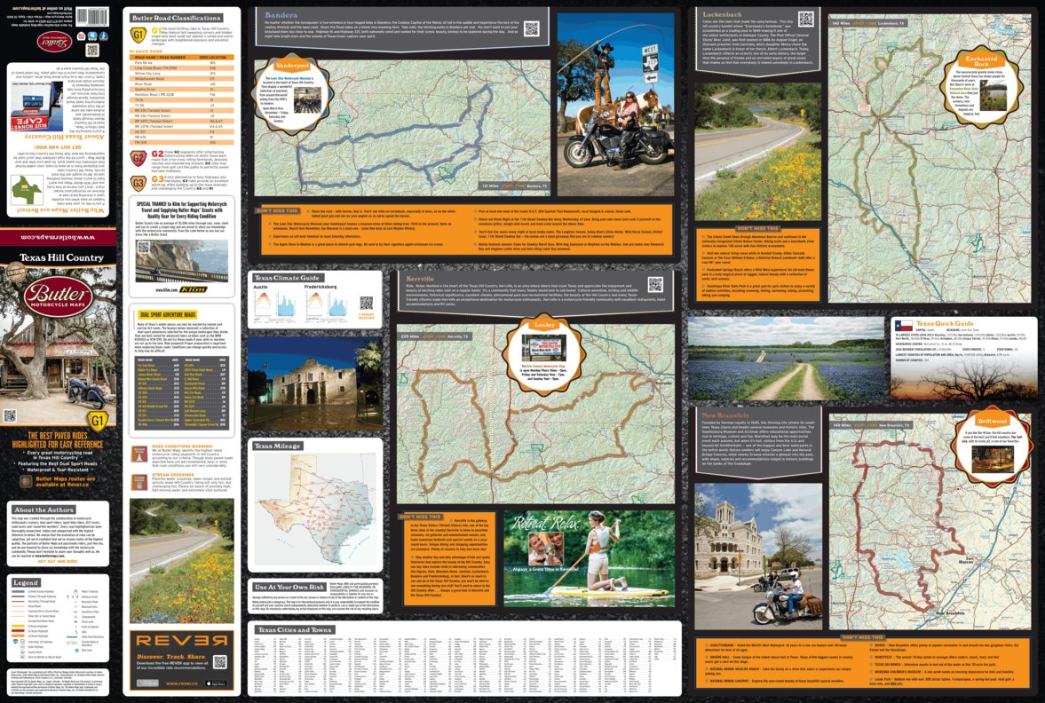 Butler Motorcycle Maps Texas Hill Country | Reviewmotors.co