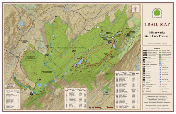 Minnewaska State Park Map - United States Map