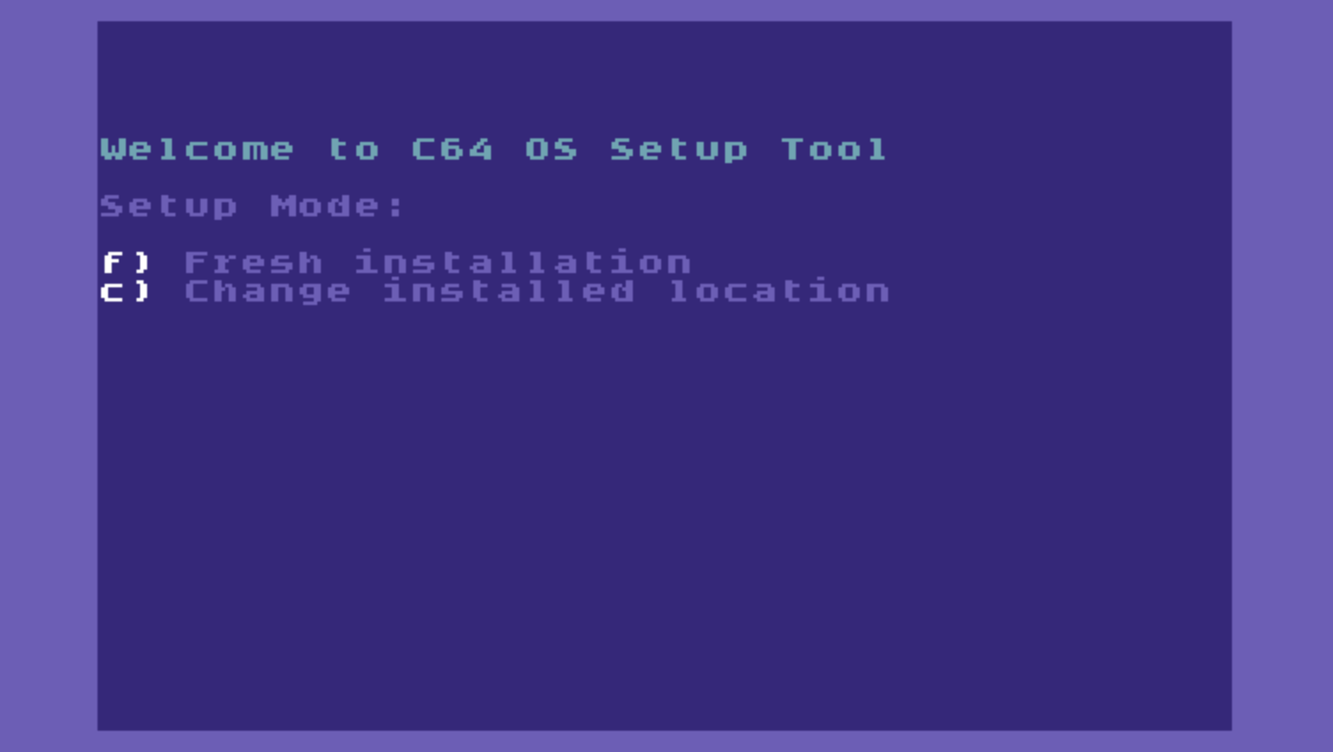 User's Guide | C64 OS