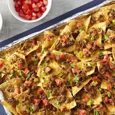 Beef and Cheese Nacho Dip Bake recipe