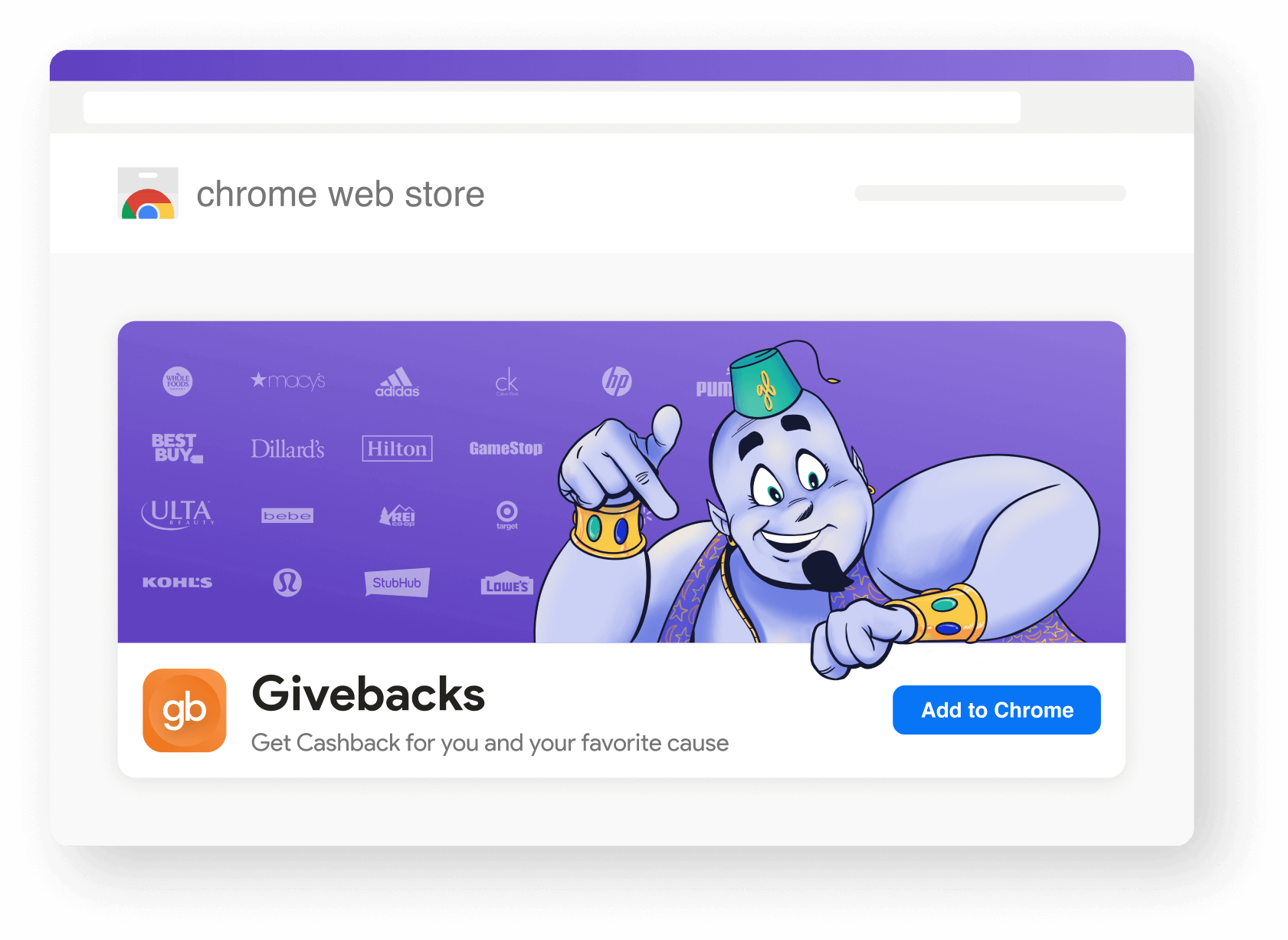 Givebacks - Get Cashback for You & Your Cause