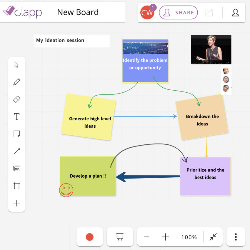 Clapp - Online Interactive Whiteboard