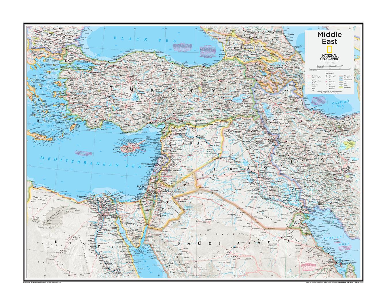 Middle East : XYZ Maps