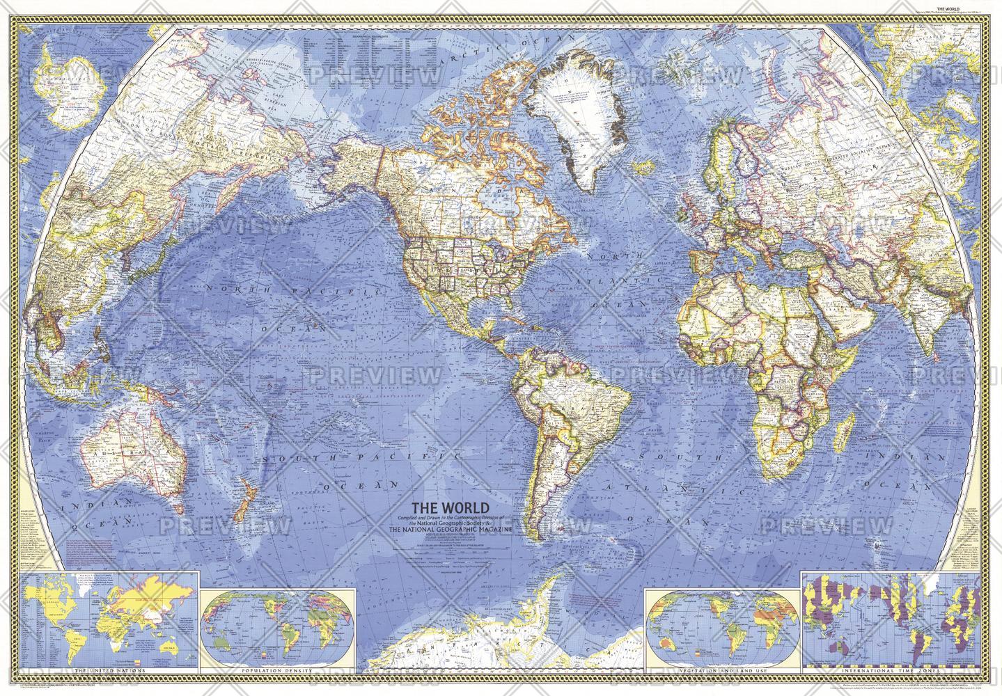 World - Published 1965 : XYZ Maps